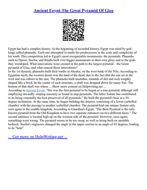 Ancient Egypt Virtual Field Trip | PPT