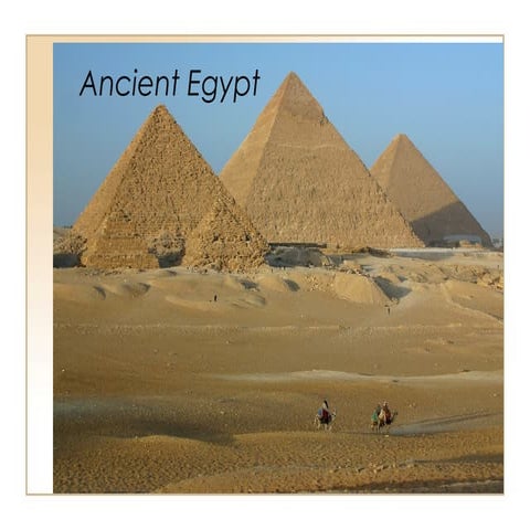Ancient Egypt History 3 Kingdoms | PPT