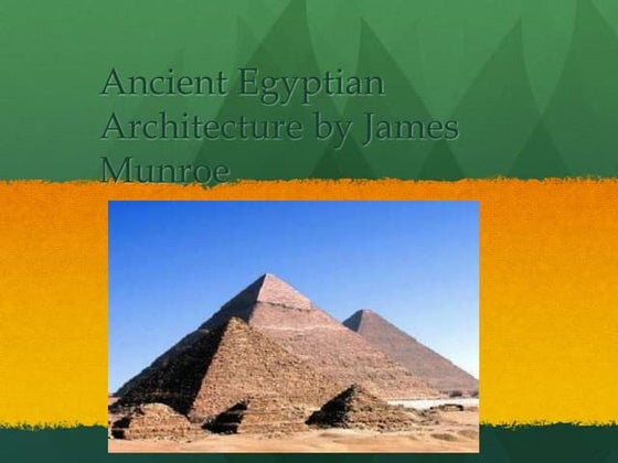 Ancient Egypt Architecture | PPT