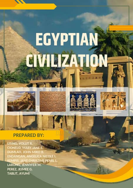 Egyptian Civilization Essay | PDF