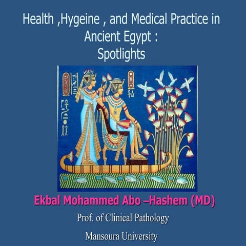 Ancient Egyptian Life and Health | PPT