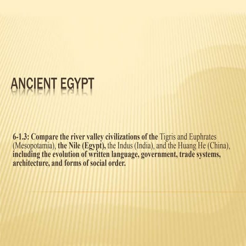 Ancient egypt notes | PPTX