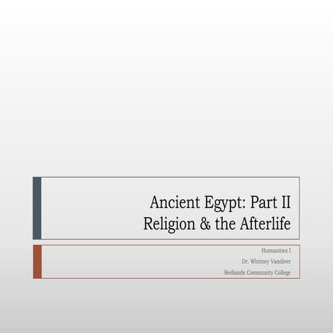Ancient Egypt Part II | PPT