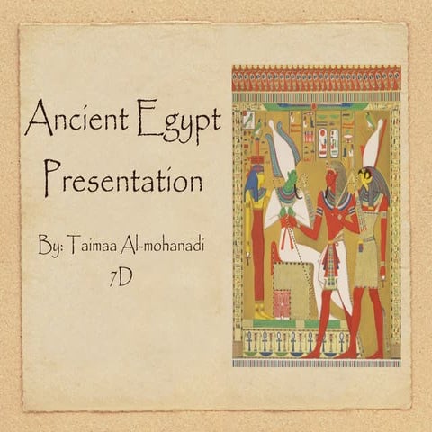 Ancient egypt presention | PPT