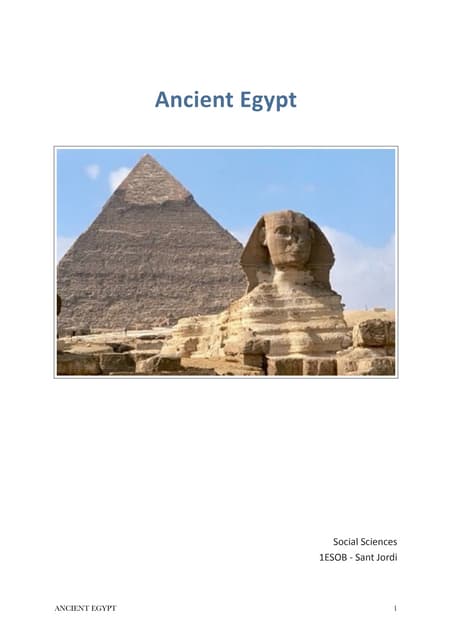 Ancient Egypt | PDF