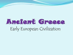 The Legacy of Ancient Greece | PPT