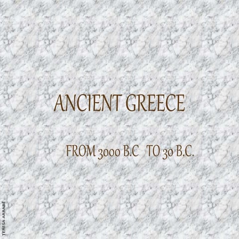 Ancient Greece, The Beginnings | PPT