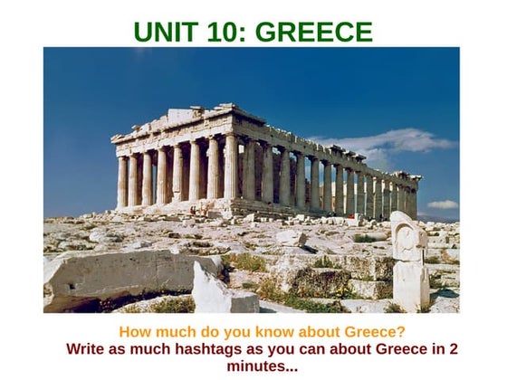 Introduction to Ancient Greece powerpoint | PPT | Geography | Science