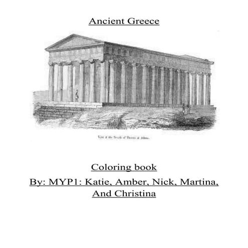 Ancient greece.docx coloring book | PDF