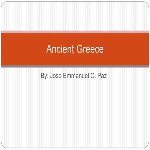 Ancient Greece 2 | PPTX