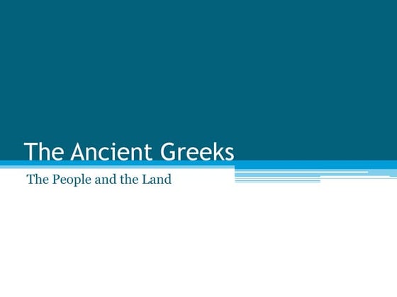 Ancient greece notes | DOCX | Geography | Science