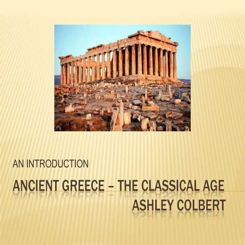 Ancient greece – the classical age | PPTX