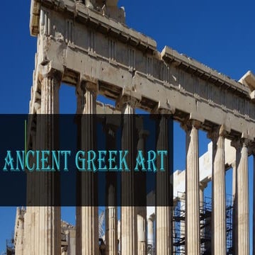 Ancient Greek Art Presentation For Pptx