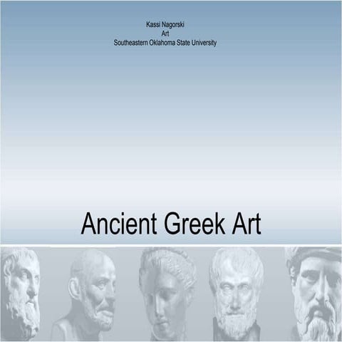 Ancient Greek Art | PPTX | Painting | Arts and Crafts