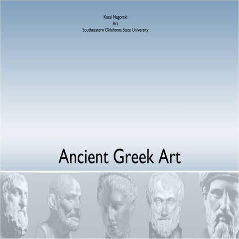 Ancient greek art powerpoint | PPT