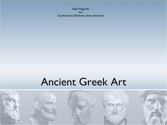 Ancient Greek Art | PPT
