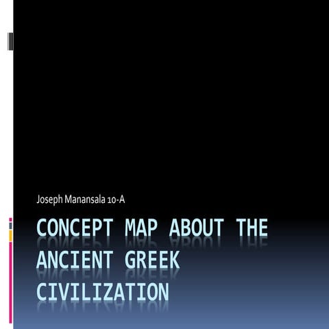 Ancient greek civilization concept map | PPT