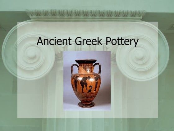 Greek vase shapes worksheets | PDF
