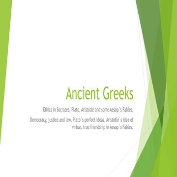 Ancient greeks | PPTX
