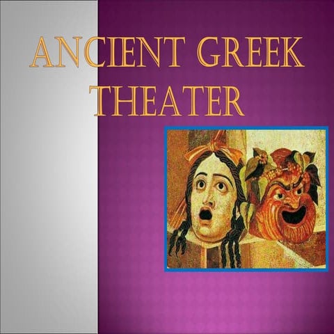 Ancient greek theatre | PPT
