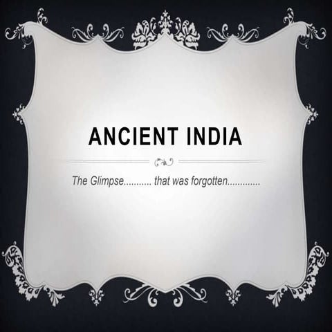 Ancient india | PPTX