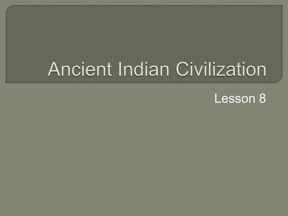 Ancient india presentation | PPT