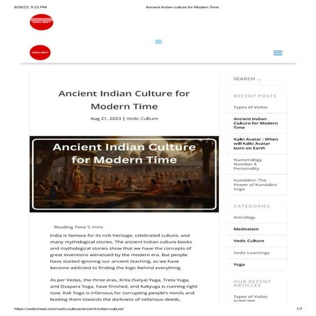Ancient Indian Culture for Modern Time.pdf