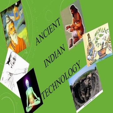 Ancient Indian Technology | PPTX | Technology & Computing