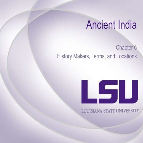 Ch. 6 - Ancient India Vocabulary | PPT
