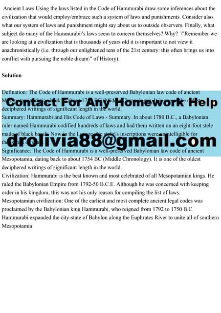 Hammurabi | PPT | Judaism | Religion & Spirituality