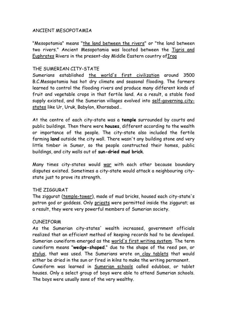 Mesopotamia | PPT