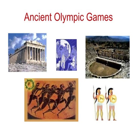 Ancient Olympic Games | PPT