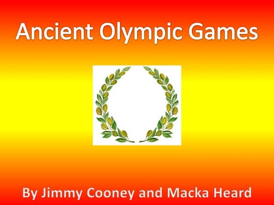 History of the Ancient Olympic Games – Mocomi.com