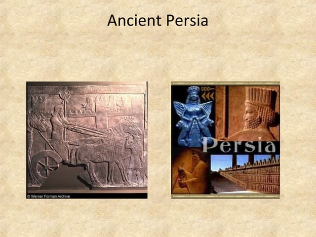 HISTORY: Persian Empire & Architecture