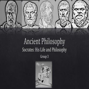 Ancient philosophy - Socrates | PPTX