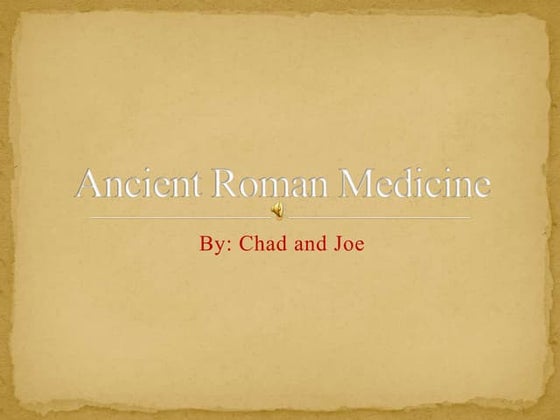 Power Point Greek Medicine | PPT
