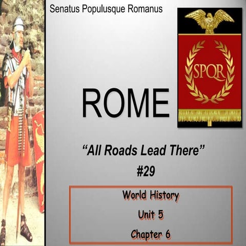 Ancient rome 1 | PPT