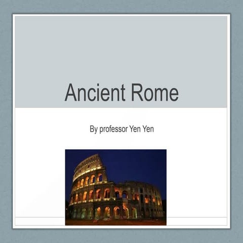 Ancient rome | PPT
