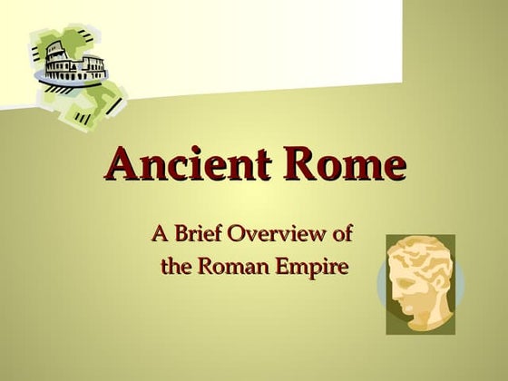Ancient rome | PPT