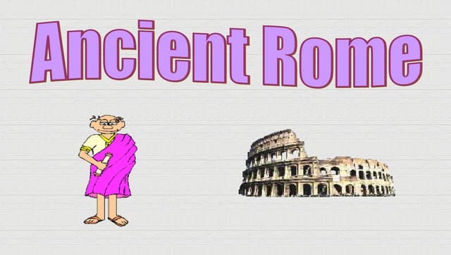 Ancient Rome People Clipart For Powerpoint