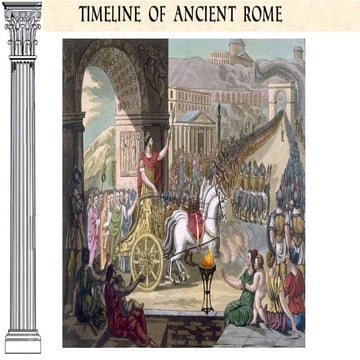 Timeline of Ancient Rome | PPTX