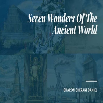WONDERS OF ANCIENT WORLD | PPT