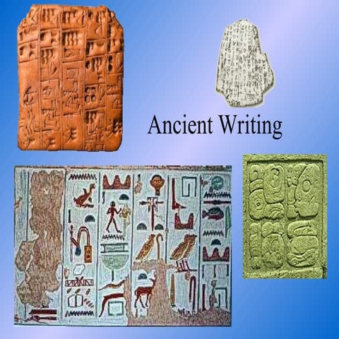 AncientWritingOL about World Literature.ppt