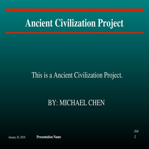 ANCIENT CIVILIZATION POWERPOINT | PPT