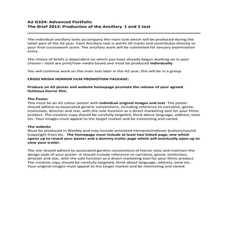 Ancillary tasks 1 | PPT