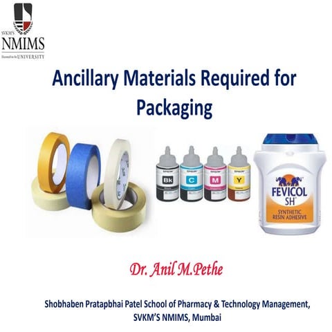 Ancillary material for packaging | PPTX