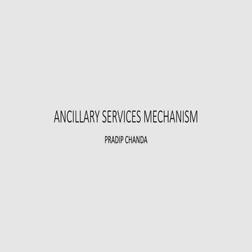 Comprehensive Overview of Ancillary Services Mechanism in Power Grid ...