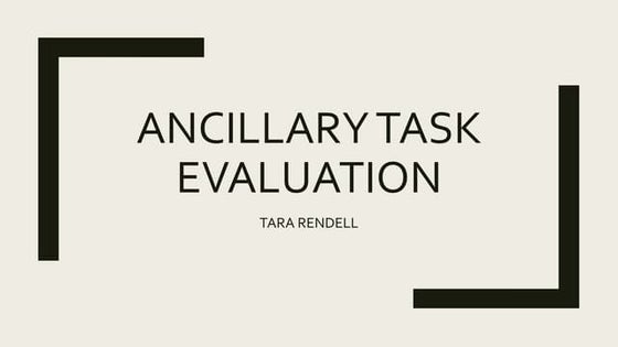 John Boundy Ancillary Task | PPT