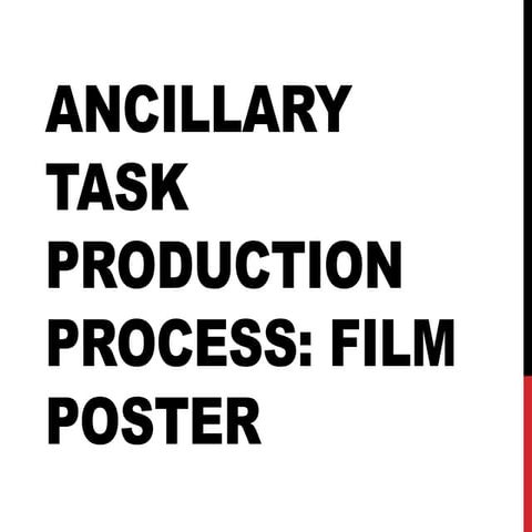 Poster design process | PPTX