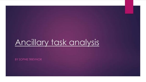 Ancillary task 2 | PPT